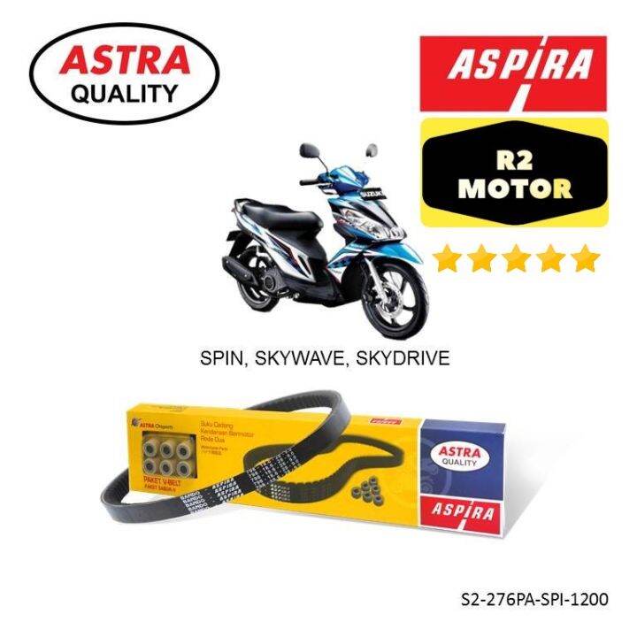 VBELT SET PLUS ROLLER SPI ASPIRA V BELT VAN BELT KIT SPIN SKYWAVE SKYDRIVE | Lazada Indonesia