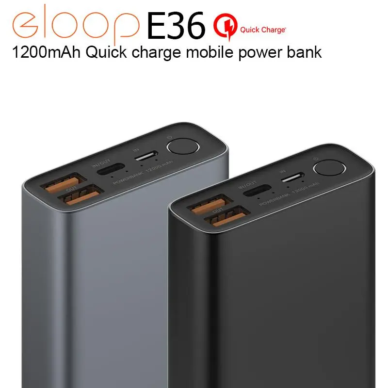 ELOOP Power bank พาวเวอร์แบงค์ รุ่น E36 12000mAh สินค้าใหม่ ของแท้100%!! Nextone 10001-15000mAh ...