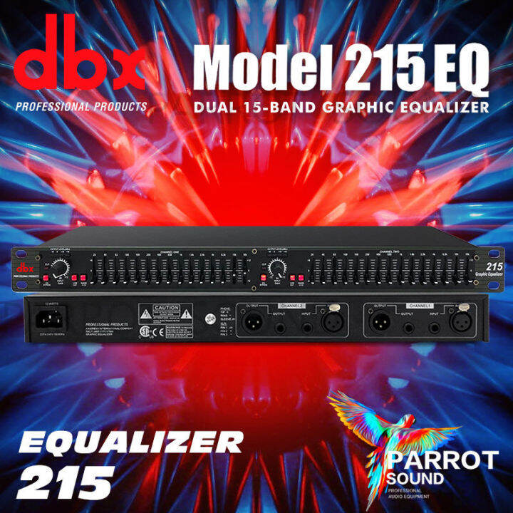 【COD】 DBX EQ 215 /131 2-Series Graphic Equalizer DUAL 15 Band Graphic 【warranty】 | Lazada PH