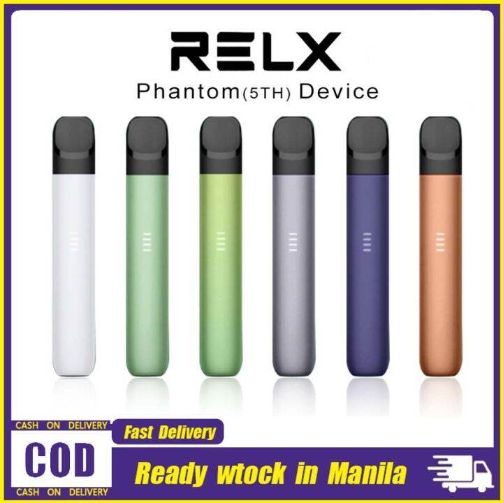 COD 1device+1pod+1charge cable Ready to use complete set Relx5Phantom ...