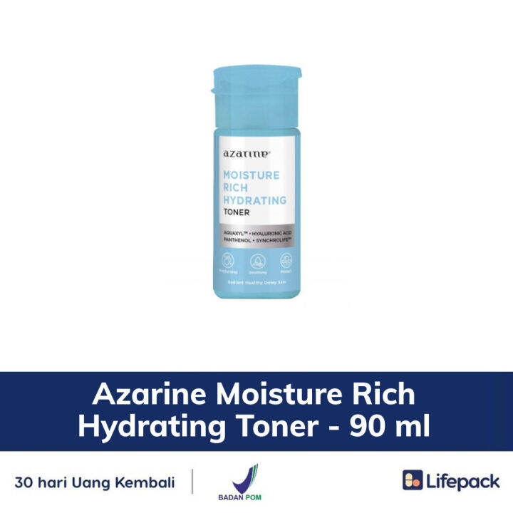 Azarine Moisture Rich Hydrating Toner - 90 ml - LIFEPACK | Lazada Indonesia