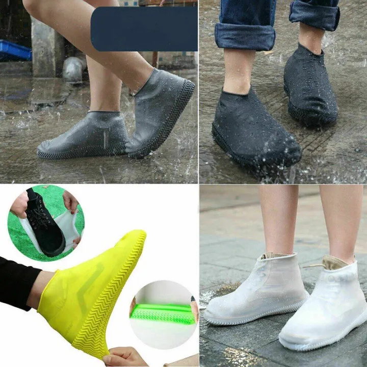 Silicon Shoe Cover Reusable Latex Waterproof Rain Shoes Cover Slip ...