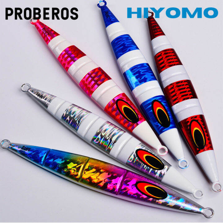 PROBEROS 1PCS Slow Jig 30 60g 100g 150g 200g 250g Luminous Metal Fishing Lure Casting Fast ...