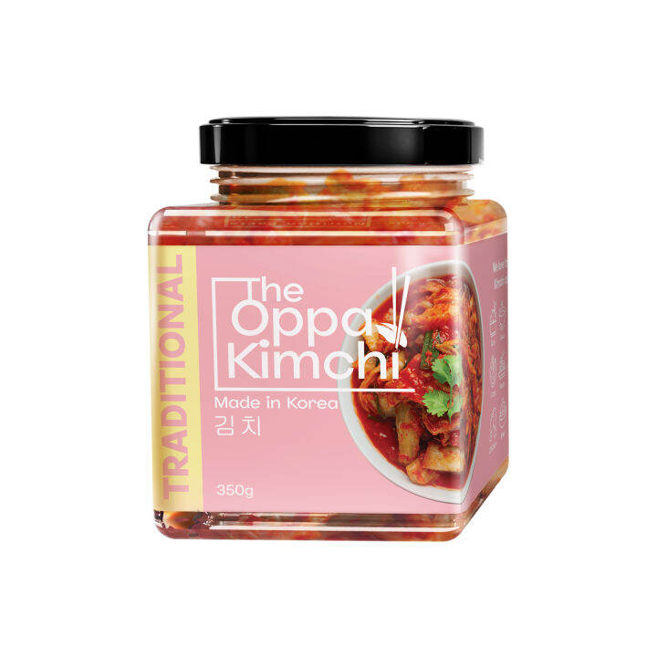 The Oppa Kimchi 3 Variants - Korean Kimchi 350 Grams ( Vegan ...