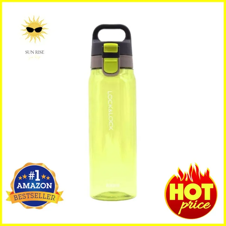 ขวดน้ำพลาสติก LOCKNLOCK ONE TOUCH CAP 830 มล. สีเขียวPLASTIC WATER BOTTLE LOCKNLOCK ONE TOUCH ...