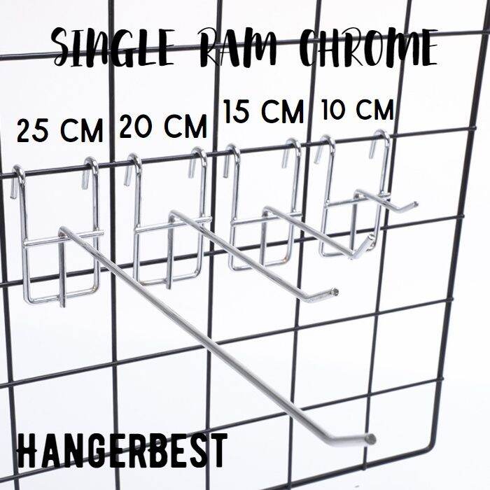 Single Ram Chrome 20 cm / Single Hook Ram ( Besi ) Cantolan RAM ...