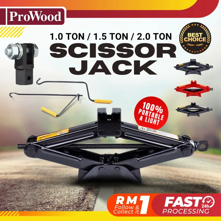 PROWOOD Car Scissor Jack 2 Ton Heavy Duty Floor Jack Stand Car Jack ...
