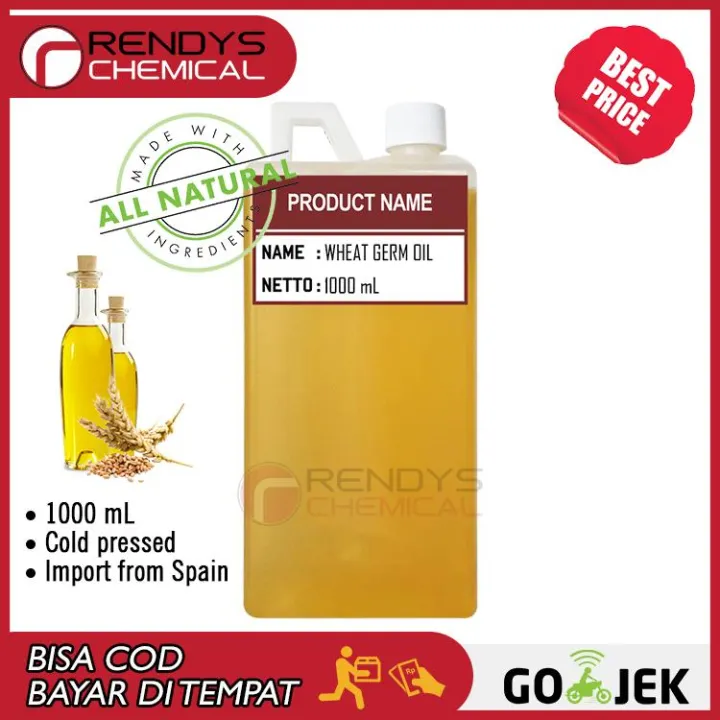 100% Pure Wheat Germ Oil 1 Liter / Minyak Biji Gandum Murni 1 Liter ...