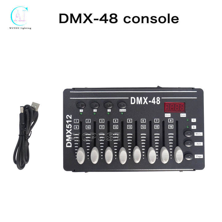 DMX Controller Mini DJ ไฟคอนโซลควบคุม Dmx512 LED Stage Light เลเซอร์โปรเจคเตอร์ Moving Head ควัน ...