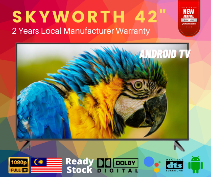 Skyworth STC6200 42 Inch | Android Smart LED TV | Malaysia | Lazada