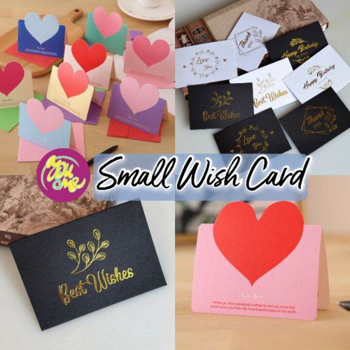Wish Card small Greeting Card/Happy Birthday thank you love you wish ...