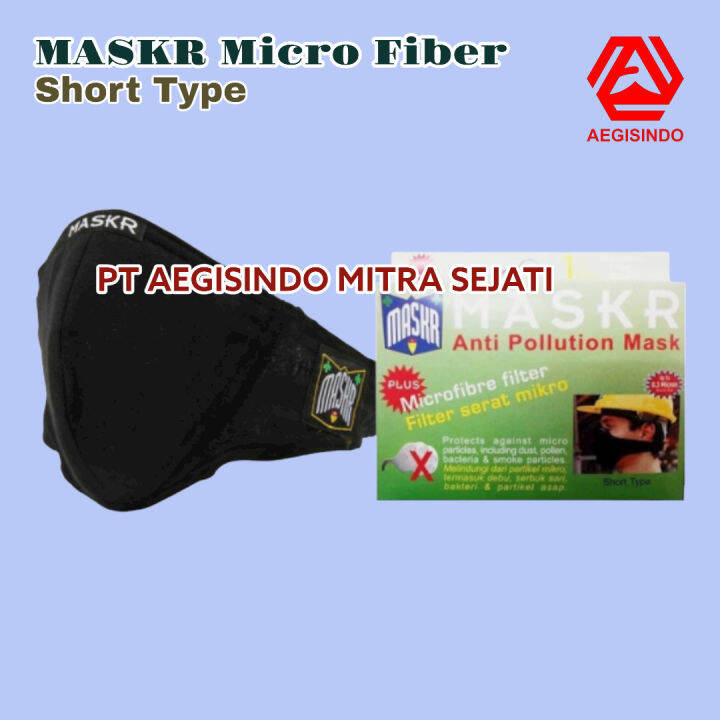 ORIGINAL Masker Micro Fiber MASKR SHORT Pendek Motor Biker No Carbon ...