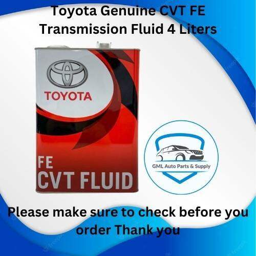 Toyota Genuine CVT FE Transmission Fluid 4 Liters | Lazada PH