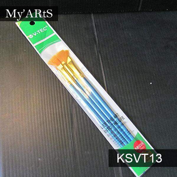 Vtec Kuas Lukis Cat air Set 4 A0168/4 myarts | Lazada Indonesia