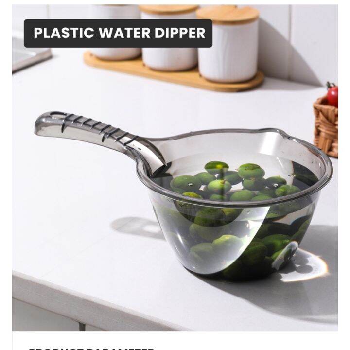 LOCAUPIN Multipurpose Shatter Proof Plastic Water Dipper Wash Basin ...