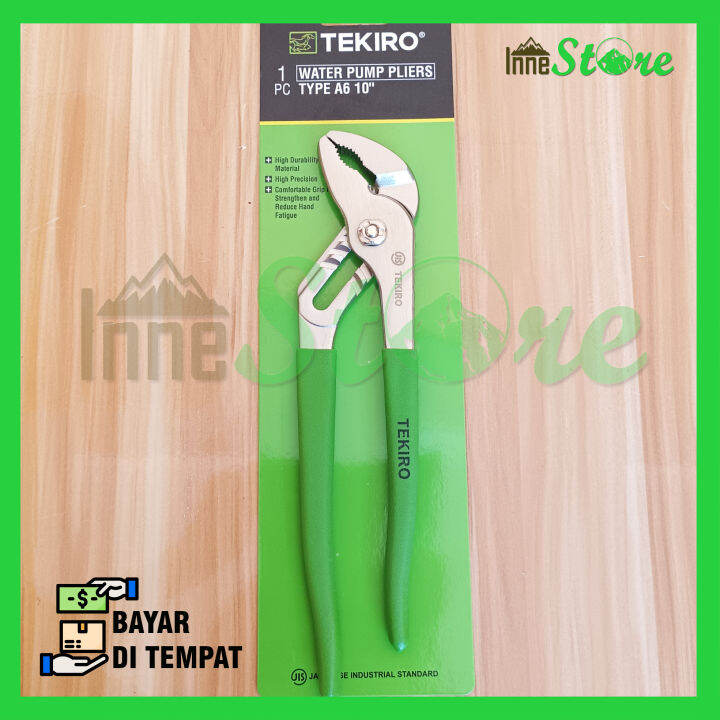 Tang Burung Tekiro 10" Kunci Pipa Tekiro Water Pump Plier Tang Jepit ...