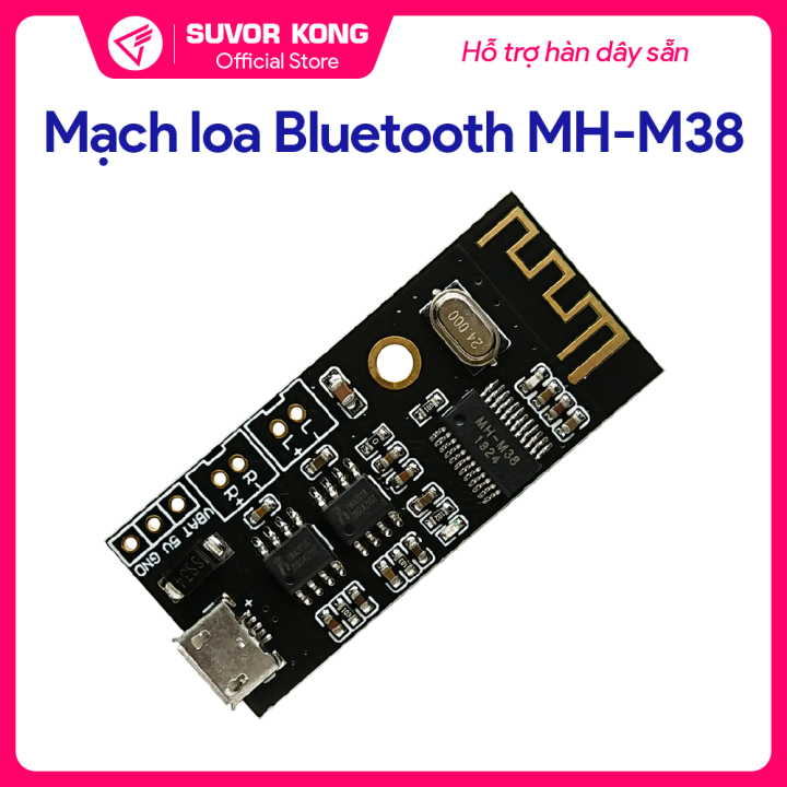 Mạch loa Bluetooth 4.2 MH-M38 Stereo 2*5W tận dụng loa TV cũ | Lazada.vn