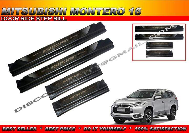 MITSUBISHI MONTERO 2016 - 2020 DOOR SIDE STEP SILL 3D TYPE | Lazada PH