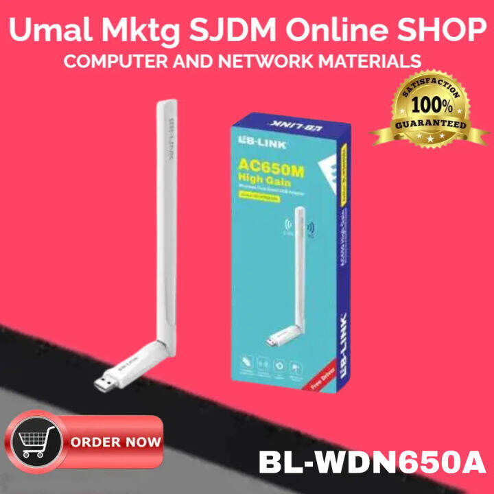 LB-LINK BL-WDN650A AC650M HIGH GAIN WIRELESS DUAL BAND USB ADAPTER ...