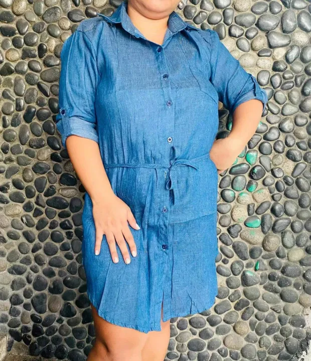 PLUS SIZE!! Maong Dress For Ladies | Lazada PH