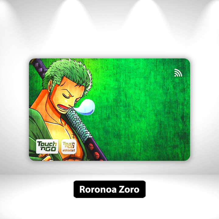 [One Piece] Roronoa Zoro - Sticker TNG NFC CHIP Card Skincard by Sticko ...
