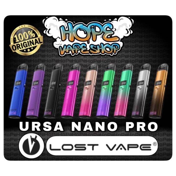 VAPER SALE! [LEGIT] URSA NANO PRO POD KIT with FREE LANYARD (900mAh ...