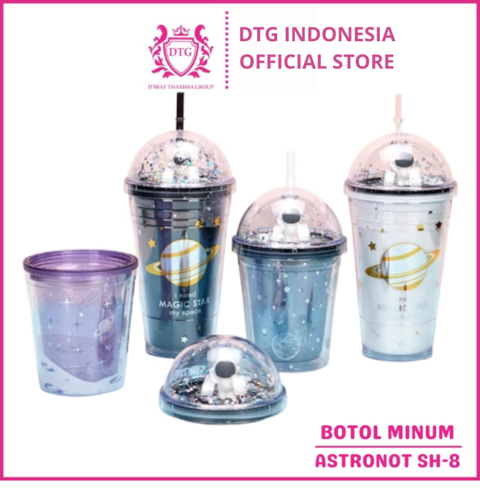 PROMO PRODUK Botol Minum viral Tumbler Bubble Astronot Seri Bintang ...