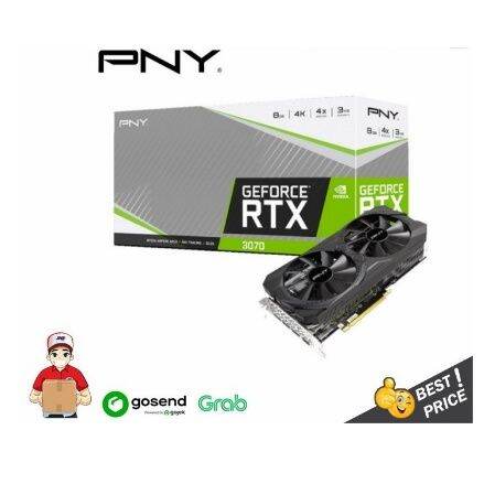 VGA PNY GeForce RTX 3070 Uprising 8GB GDDR6 SIAP TEMPUR | Lazada Indonesia