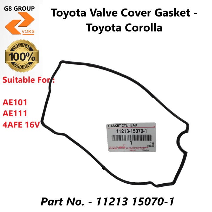 Toyota Valve Cover Gasket - Toyota Corolla ( 11213 15070-1 ) | Lazada