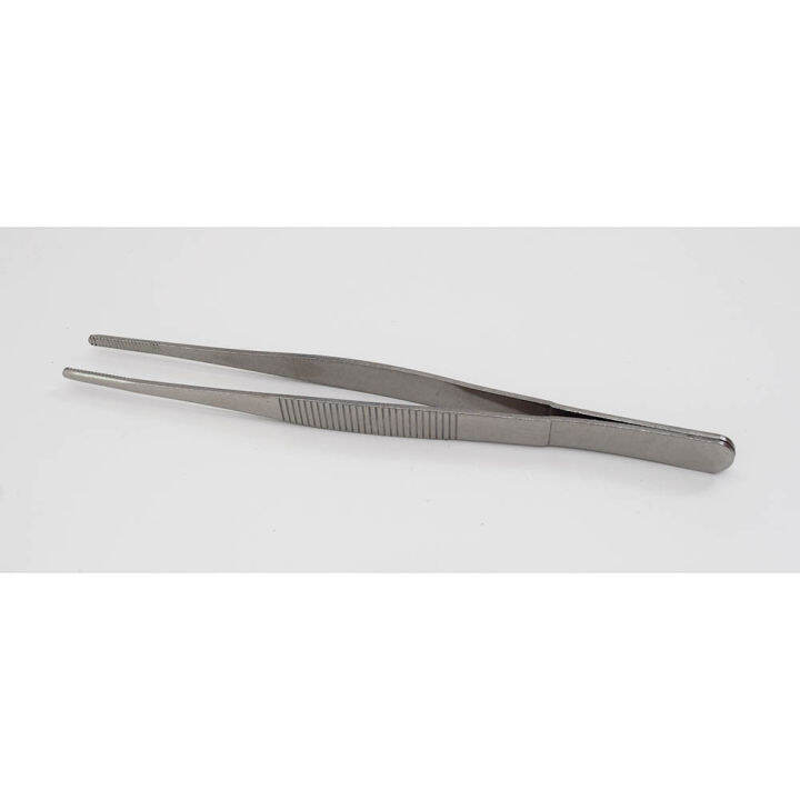 [Ready Stock] NICE® Laboratory Forceps Blunt with serrated grip 160mm ...