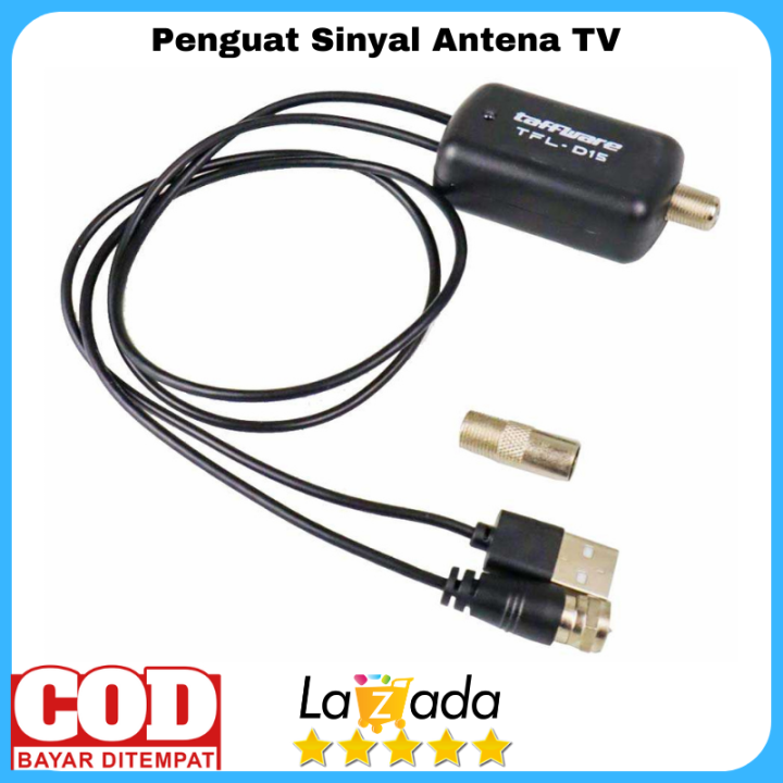 Taffware Penguat Sinyal Antena TV Amplifier Booster DVB / Antena ...