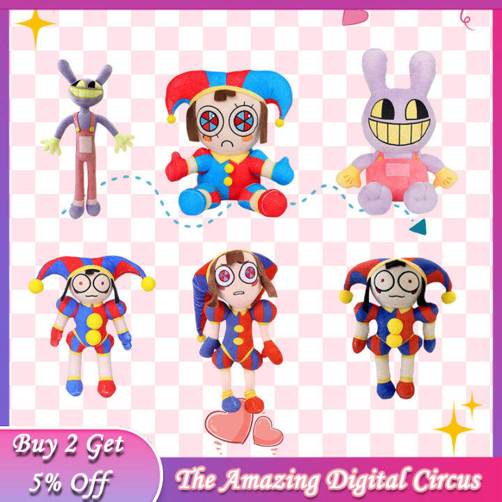 Plush Doll The Amazing Digital Circus Joker Rabbit Plush Toy Christmas ...
