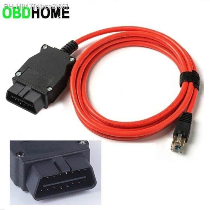 ☸ New ENET Crystal Head Interface Cable Suitable for BMW Brush Hidden OBD Car Diagnostic ...