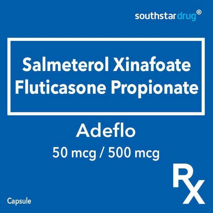 Rx: Adeflo 50mcg / 500mcg Dry powder for Inhalation Capsule | Lazada PH