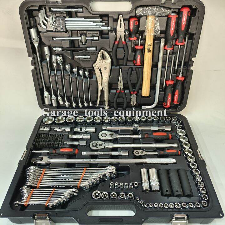 ADACHI Tools Box Set 168Pcs | Wrench Spaner Set | Box Socket Set ...