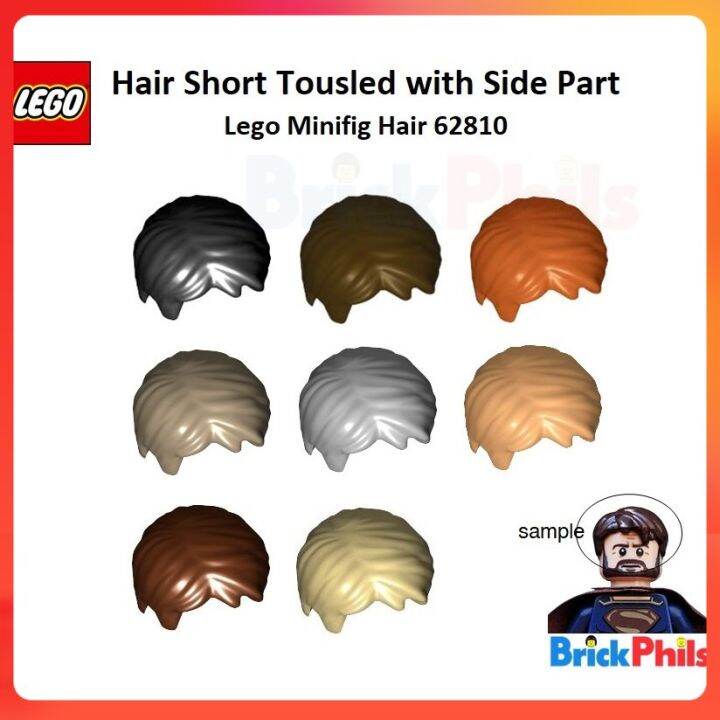 Lego Minifig Hair 62810 Hair Short Tousled with Side Part | Lazada PH