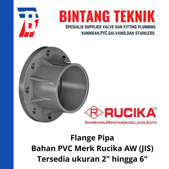 Flange PVC Rucika 3" inch AW (Tebal) | Lazada Indonesia