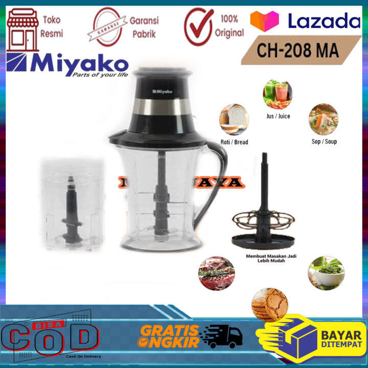 Miyako Blender Chopper CH 208 MA / Chopper Miyako CH-208 | Lazada Indonesia