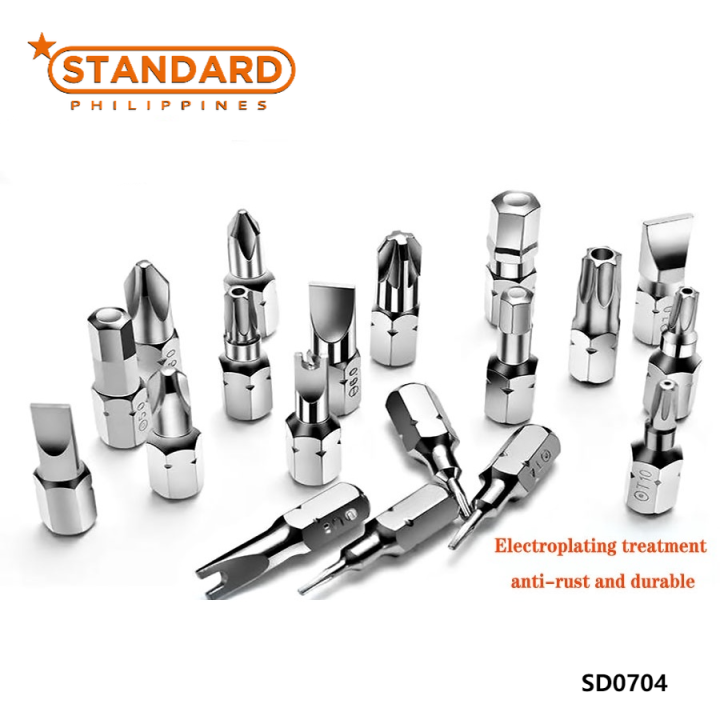 STANDARD 30 in1 precision screwdriver safety bit set (SD0704) | Lazada PH