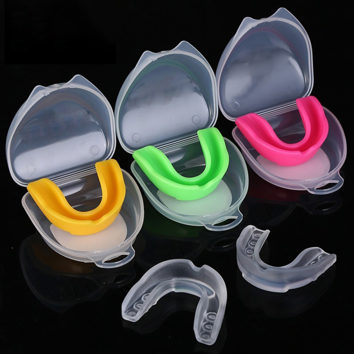 Sport Mouth Guard Protector Kids Adults Mouthguard Tooth Brace ...