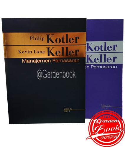 Paket ( 2 Buku ) Manajemen Pemasaran Edisi 13 jilid 1 dan 2 Penulis Philips Kotler dan Kevin ...