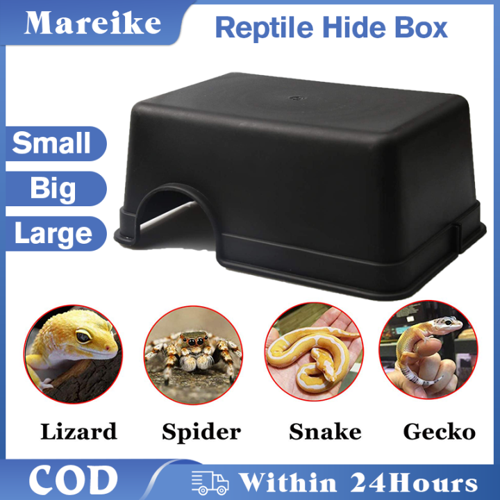 Reptile Box Habitats Caves Hiding Snake Cage Box , for Snakes Lizards ...