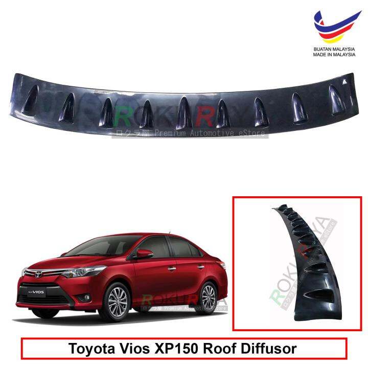 Toyota Vios XP150 (3rd Gen) 2013-2018 Vortex Generator Shark Fin ...