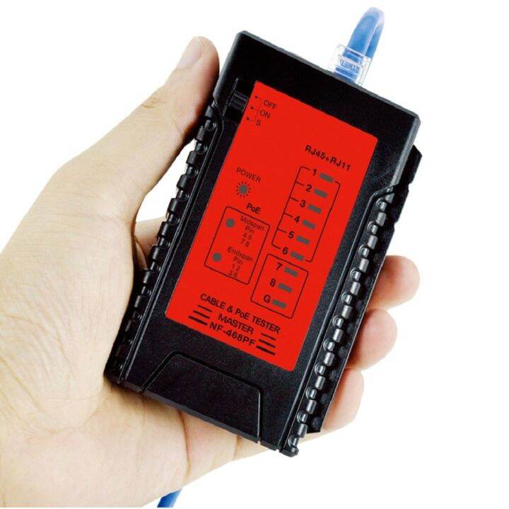 Noyafa NF-468PF POE Tester Detection Standard LAN Network Cable ...
