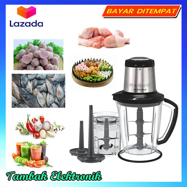 Coper Mitochiba CH-200 2/0,7 Liter penghalus daging, bumbu, pembuat jus ...