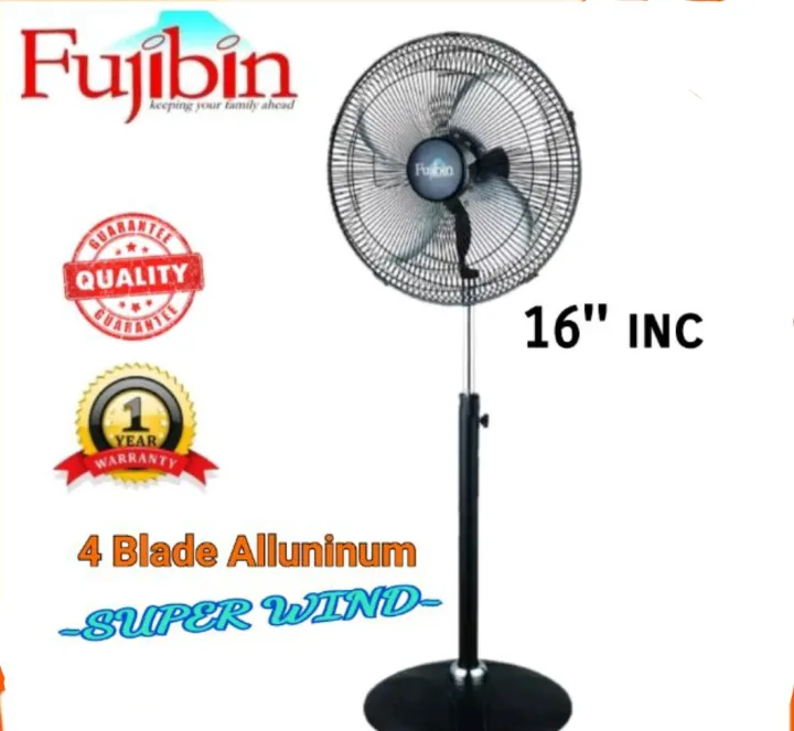 Fujibin 16" Stand Fan 4BLade | Lazada