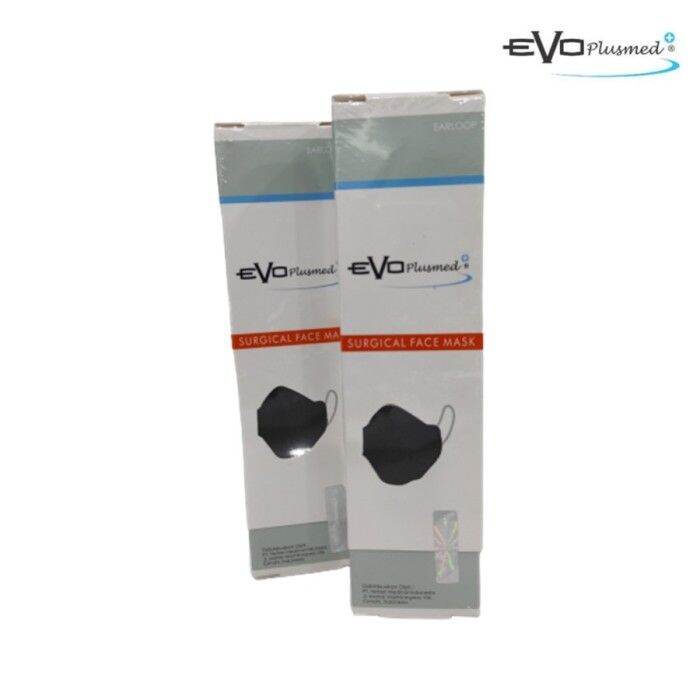 MASKER EVO PLUSMED BOX HITAM - Evo4D,Hitam | Lazada Indonesia