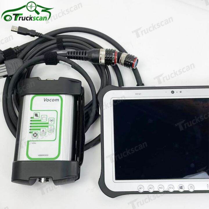 For Vocom 88890300 2.8.150 Interface Adapter With OBD Cables ...