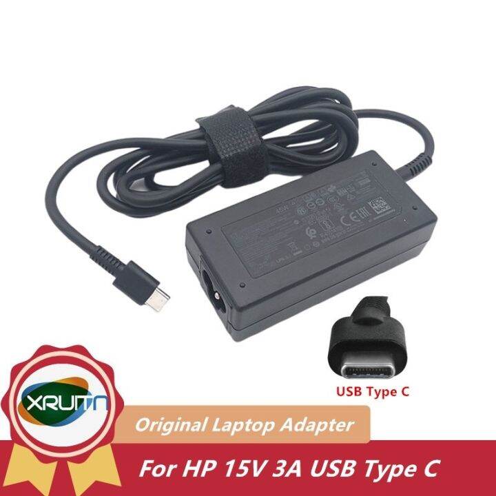 Original TPN-CA02 15V 3A Tablet AC Adapter Charger for HP Spectre X360 ...