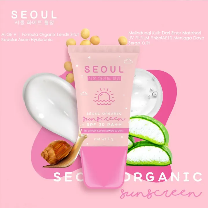SEOUL Sunscreen SPF 30 PA++ Sunprotection Sun Care Sunblok Sun Screen ...